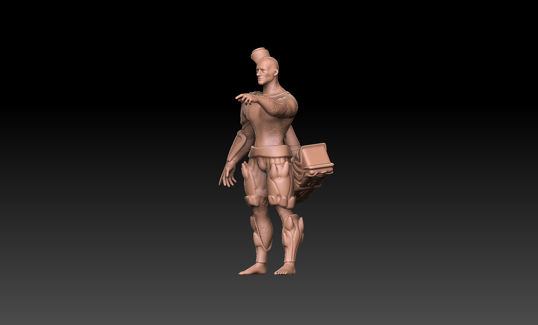 STL file Mountain Goliath Barbarian Miniature DnD・3D printing idea to ...