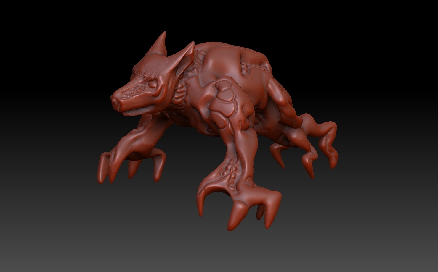STL file TriHound Mutant・3D printing design to download・Cults