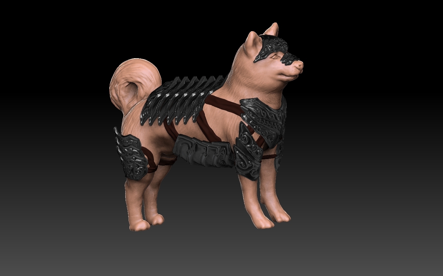 STL file Armored Doggo companion / Armored Dog・3D printer design to ...