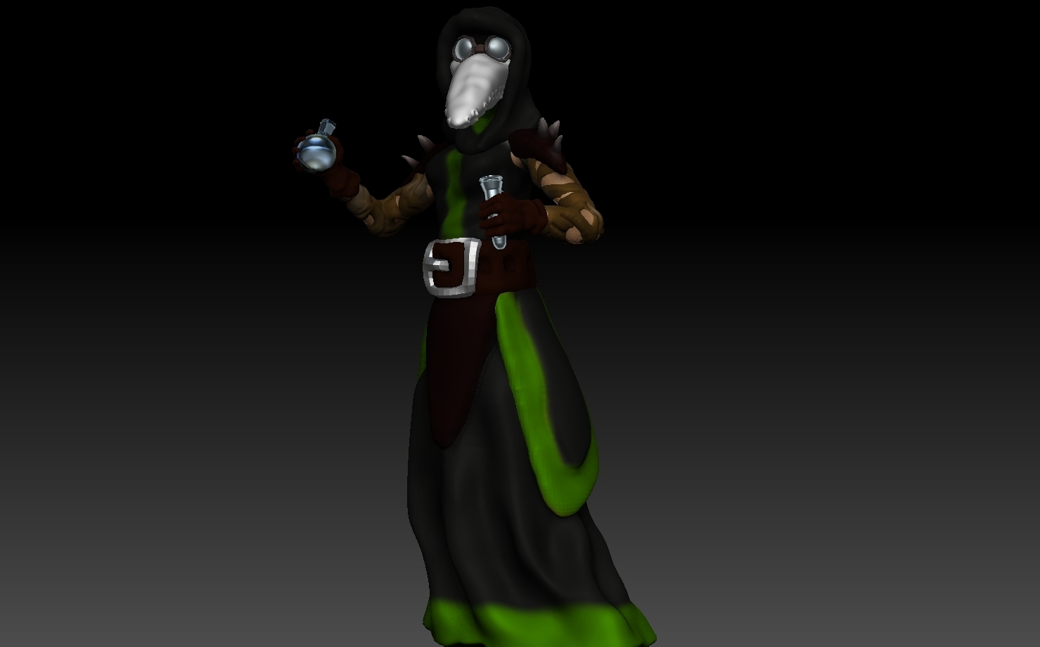 STL file Plague Doctor Darkest Dungeon 🩺・3D printable design to ...