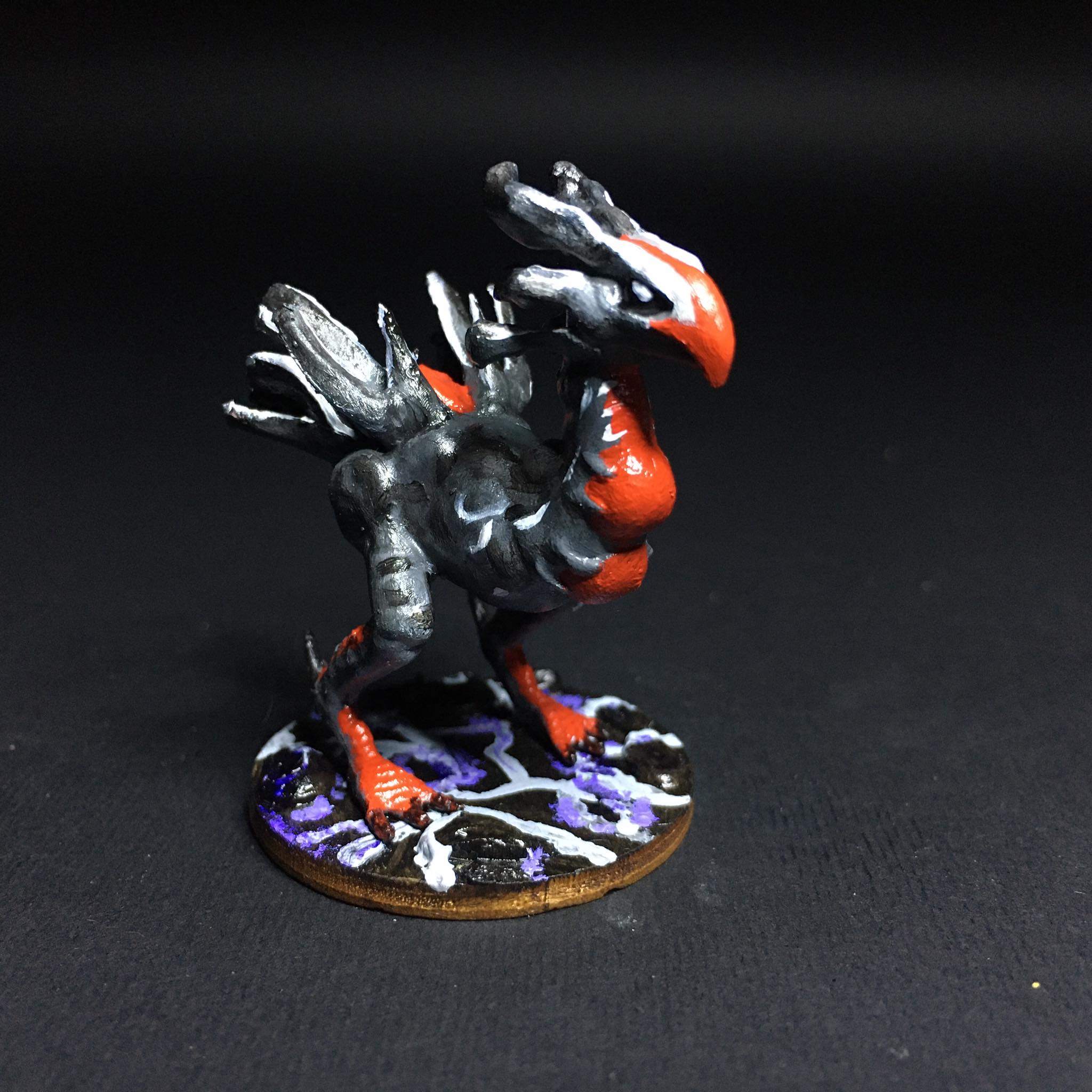STL file Crimson beak - Bird Familiar for Dnd・Template to download and ...