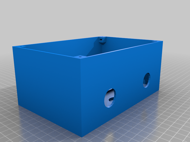 Free 3d File Electrical Project Box With Din Rail 180x120x80 With