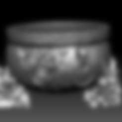 Download STL file Plague deamon cauldron • Template to 3D print ・ Cults