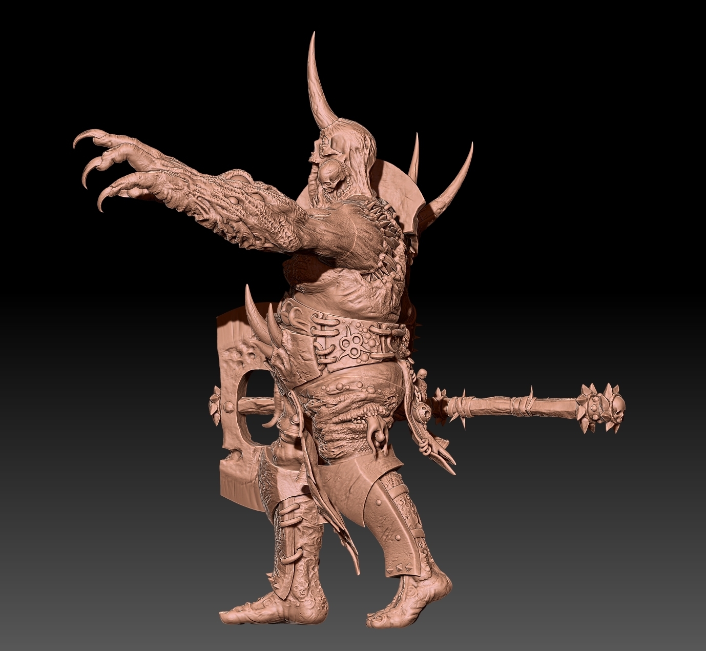 STL file Chaos Plague Giant 💀・3D printer model to download・Cults