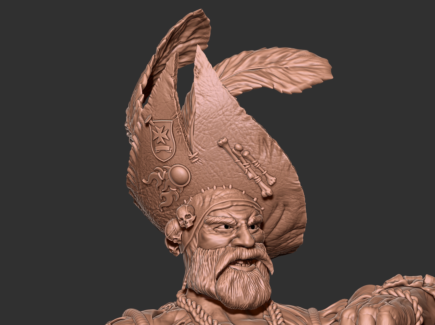 STL file Landsknecht Doppelsoldner Giant・3D printing idea to download・Cults