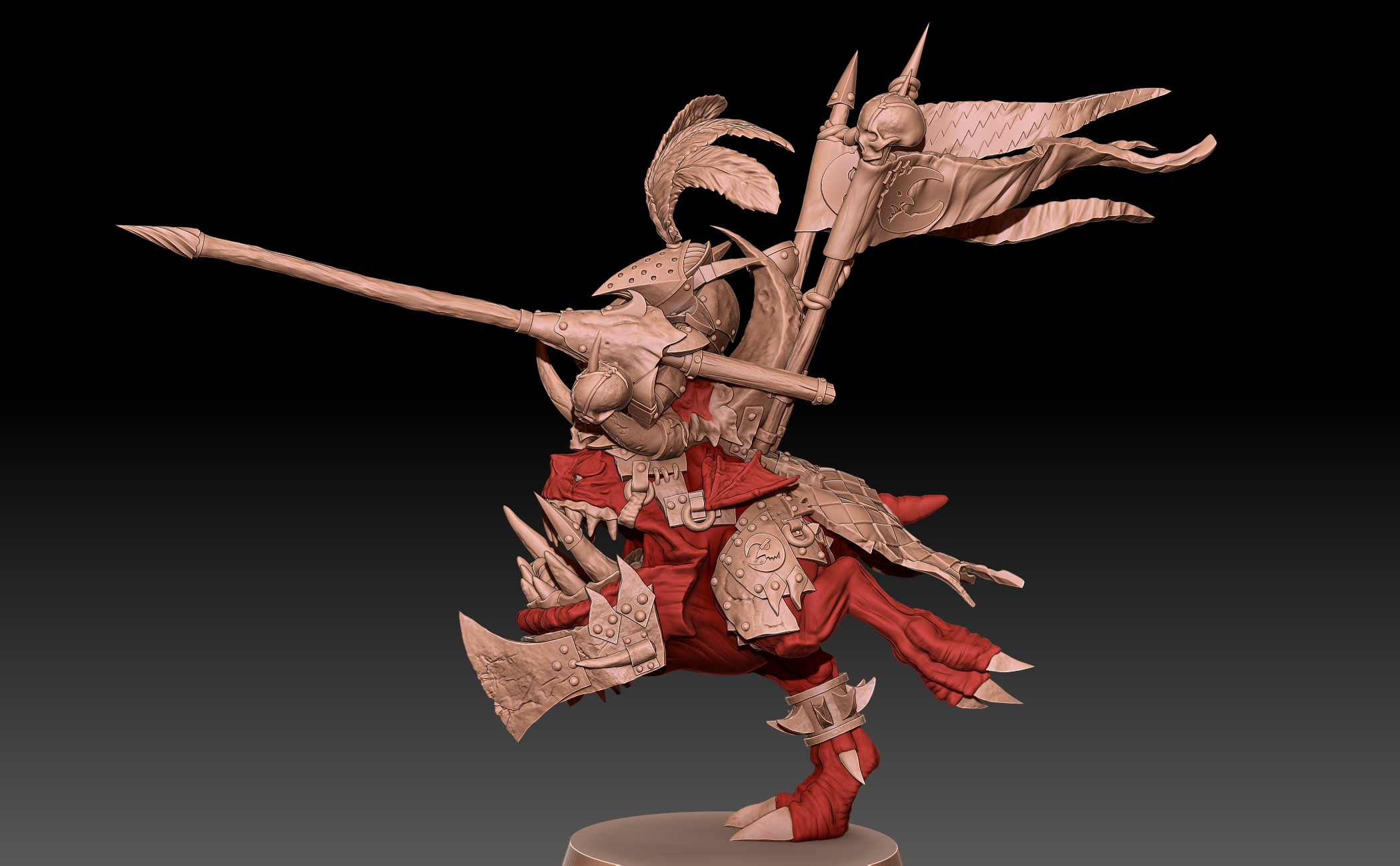 STL file Goblin Lancer 👺・Model to download and 3D print・Cults