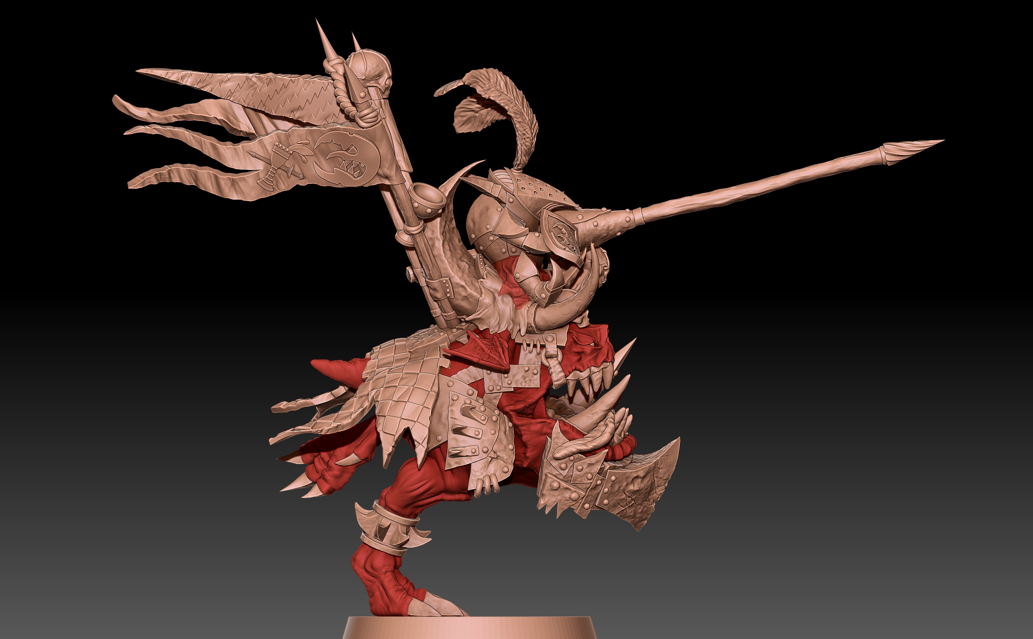 STL file Goblin Lancer 👺・Model to download and 3D print・Cults