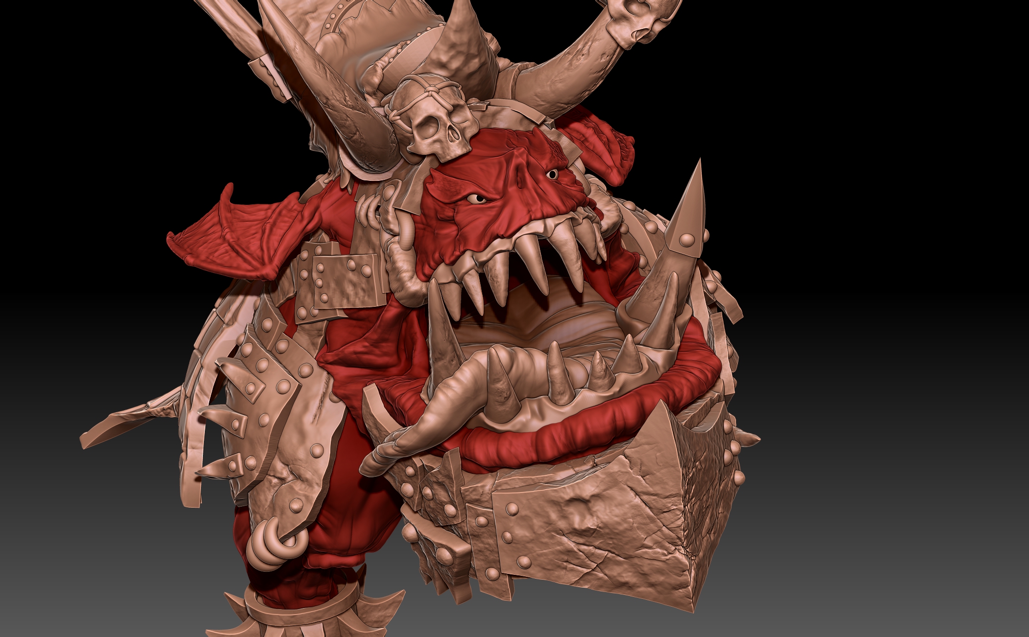 STL file Goblin Lancer 👺・Model to download and 3D print・Cults