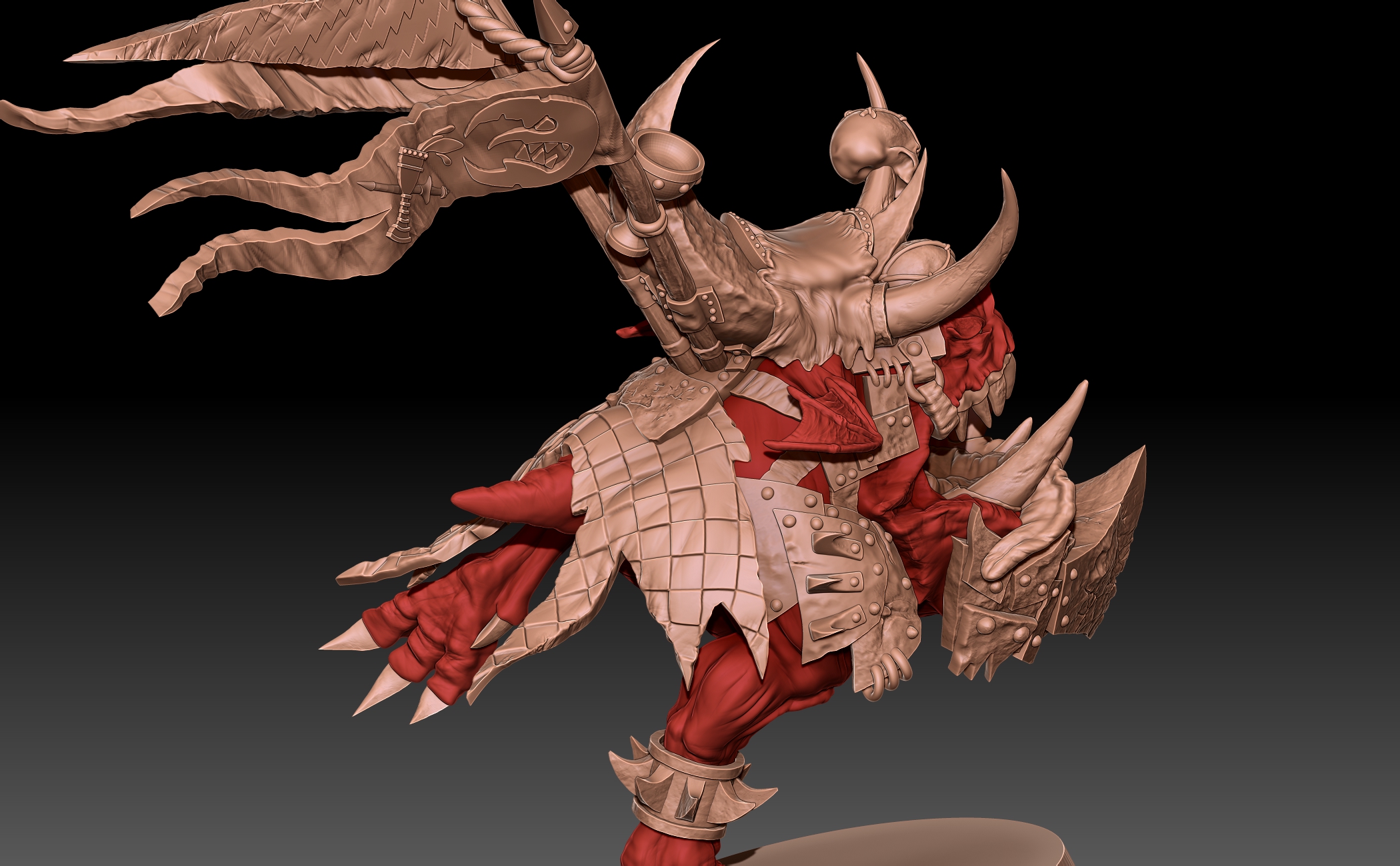STL file Goblin Lancer 👺・Model to download and 3D print・Cults