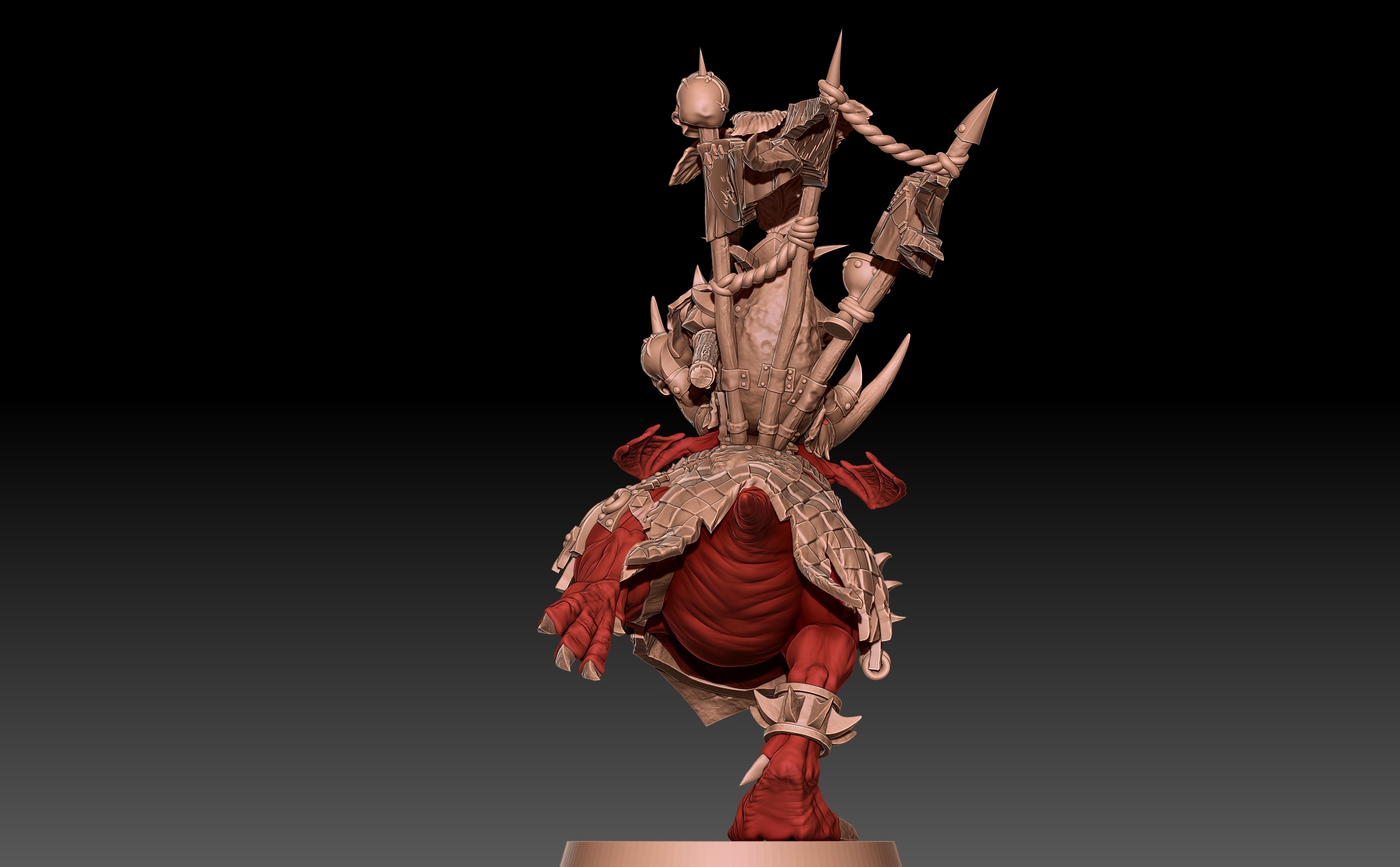 STL file Goblin Lancer 👺・Model to download and 3D print・Cults