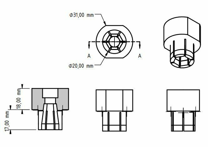 Free STL file Festool Plug 20mm・3D print model to download・Cults