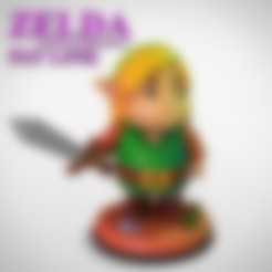 Download free OBJ file ZELDA "Fat Link's awakening" • 3D printer object ...