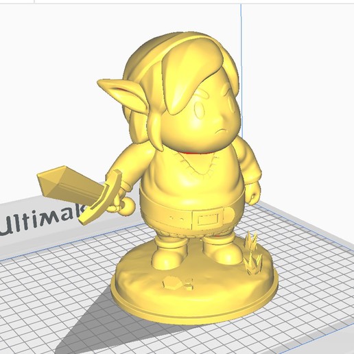 Download free OBJ file ZELDA "Fat Link's awakening" • 3D printer object ...