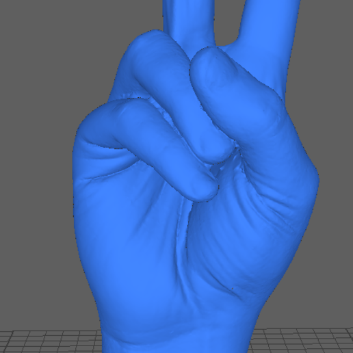 Download 3D printer designs 3d scan hand peace ・ Cults