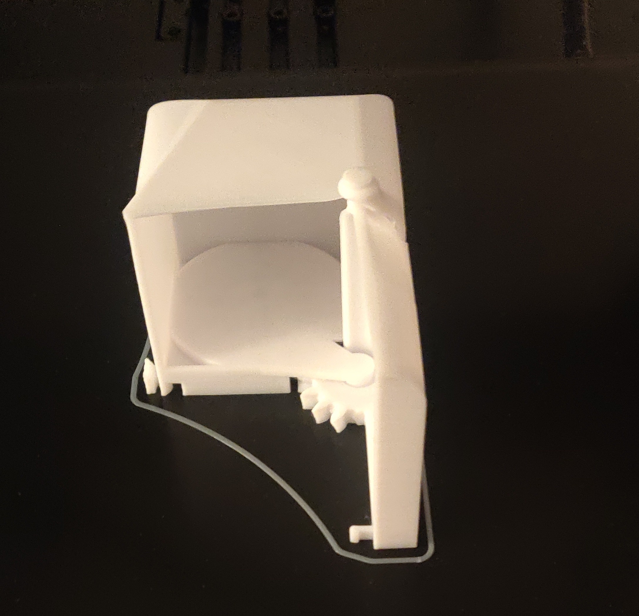 3D printed PRINT-IN-PLACE SPRING LOADED BOX • made with Sidewinder x1 ...
