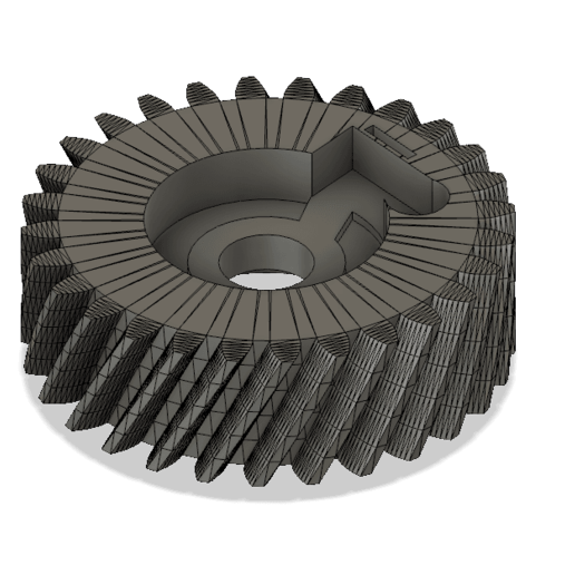 Descargar archivo STL Engranaje helicoidal de la segadora de 28 dientes ...