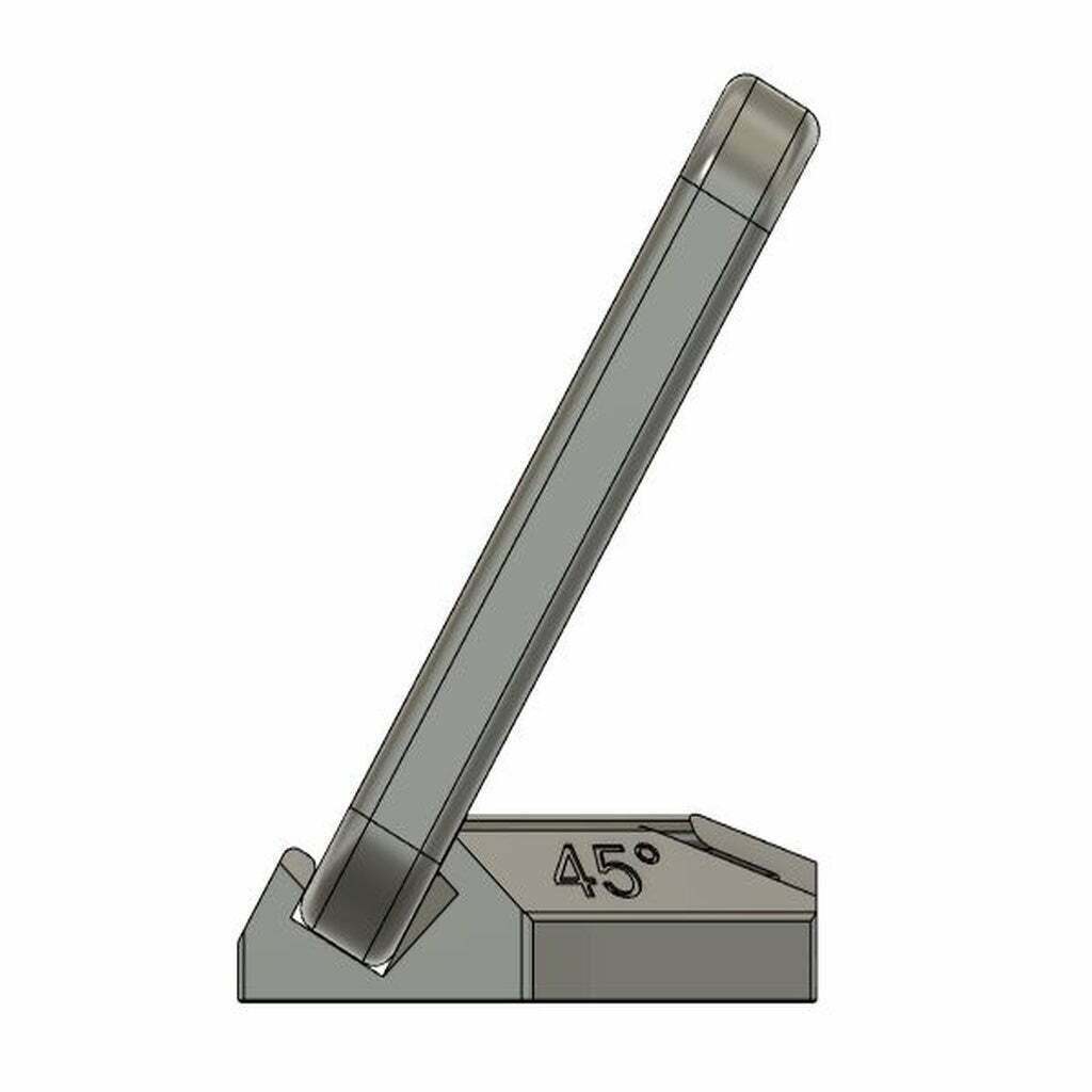 Archivo STL gratuito Soporte telefónico 30 45 60 📱・Idea de impresión 3D ...