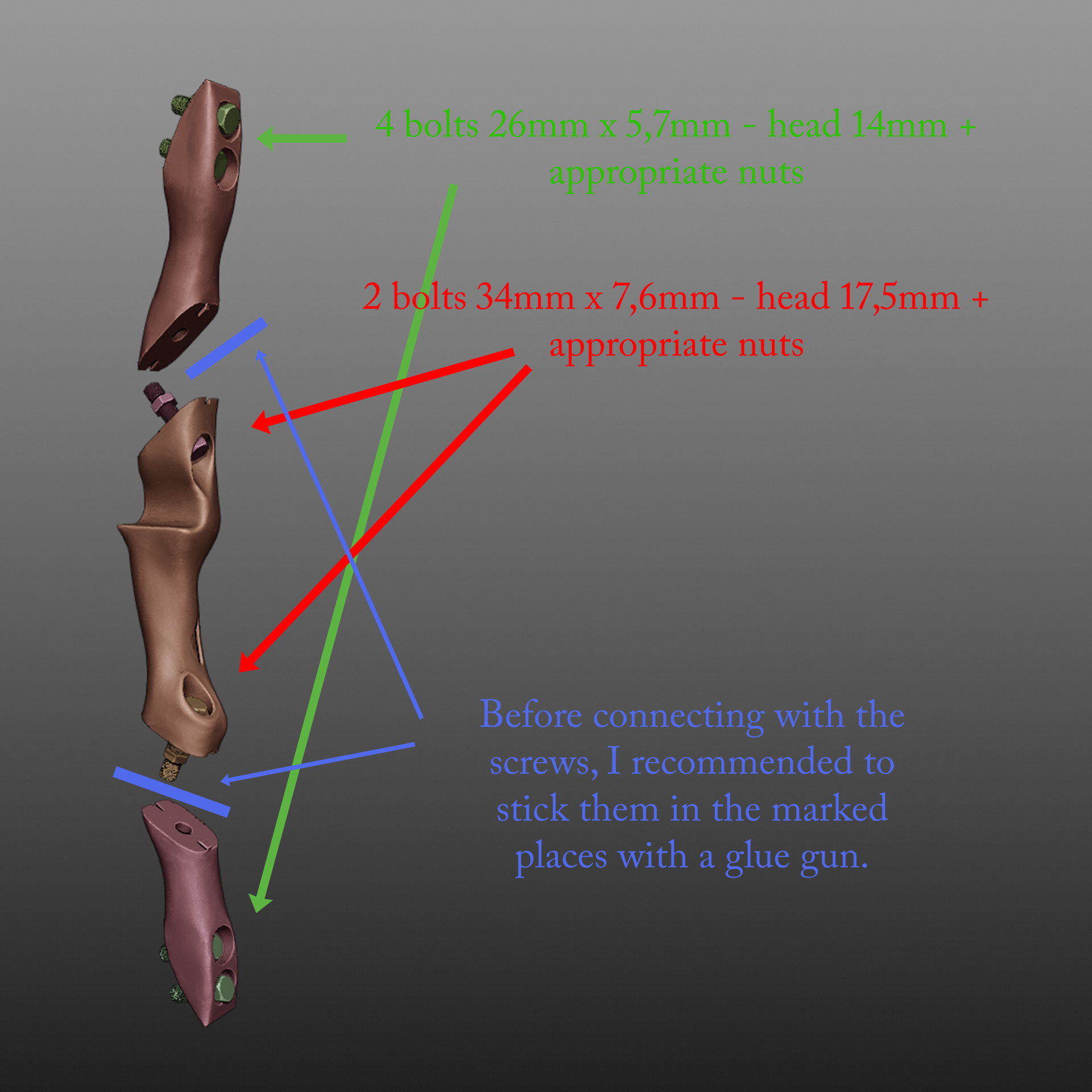 STL file Bow riser 🏹・3D printer design to download・Cults
