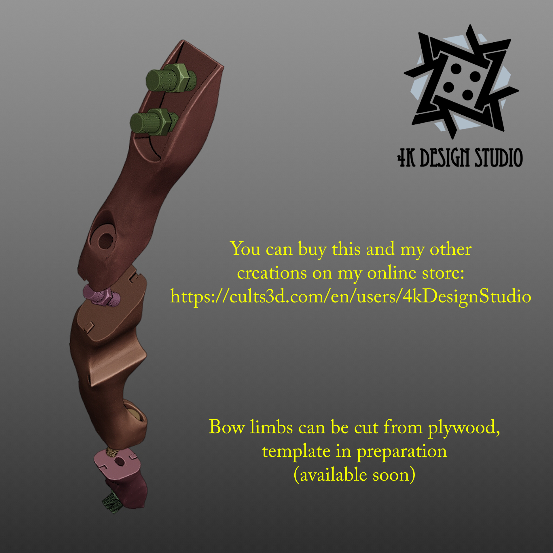 STL file Bow riser・3D printer design to download・Cults