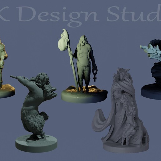 Download STL file Talisman Characters Pack • 3D printer object ・ Cults