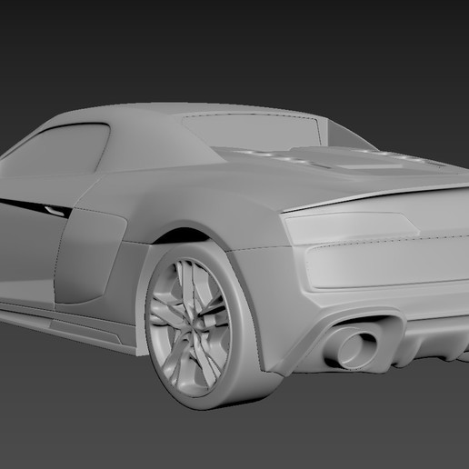 Download 3D print files Audi R8 2020 on a small scale ・ Cults