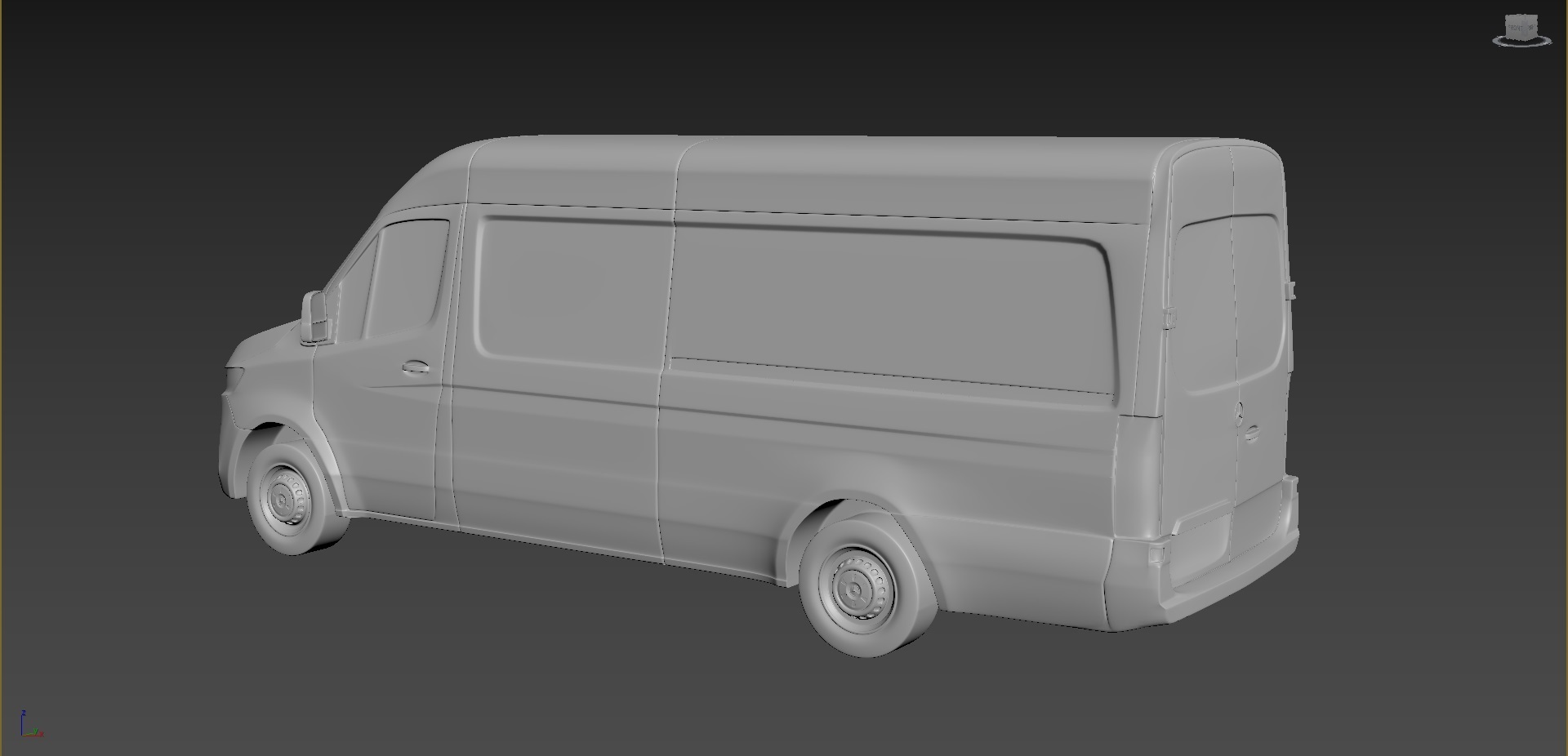 3D file Mercedes-Benz Sprinter 2020 High roof on a small scale 🤏・3D ...