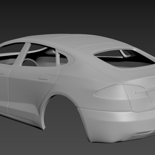 Download 3D printer designs Tesla Model S Body for print ・ Cults