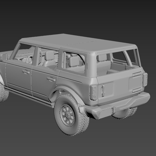 Download STL file Ford Bronco 2021 Body For Print • 3D printer model ...