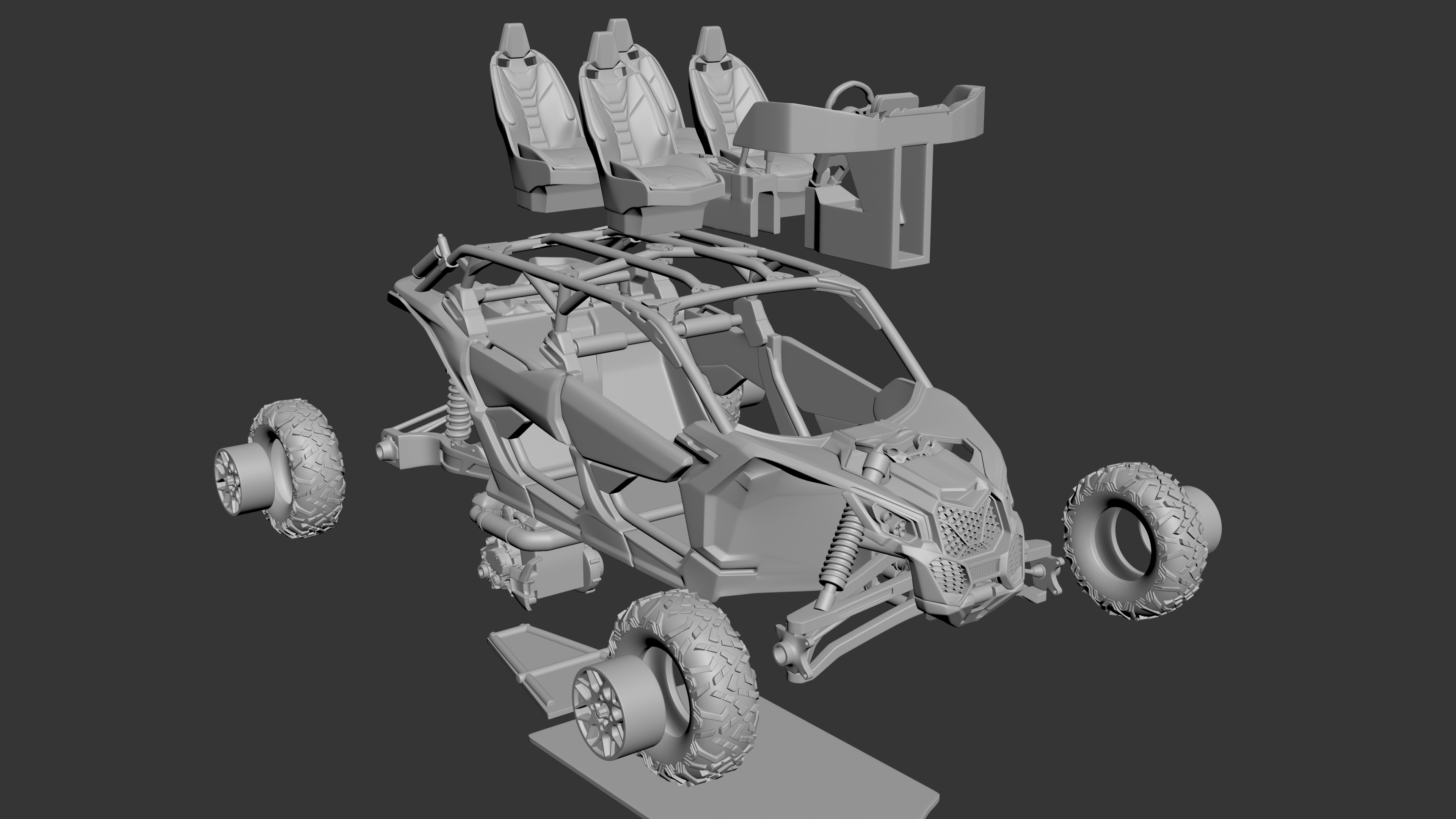 3D file Can Am Maverick X3 Max X 🥫・3D print object to download・Cults