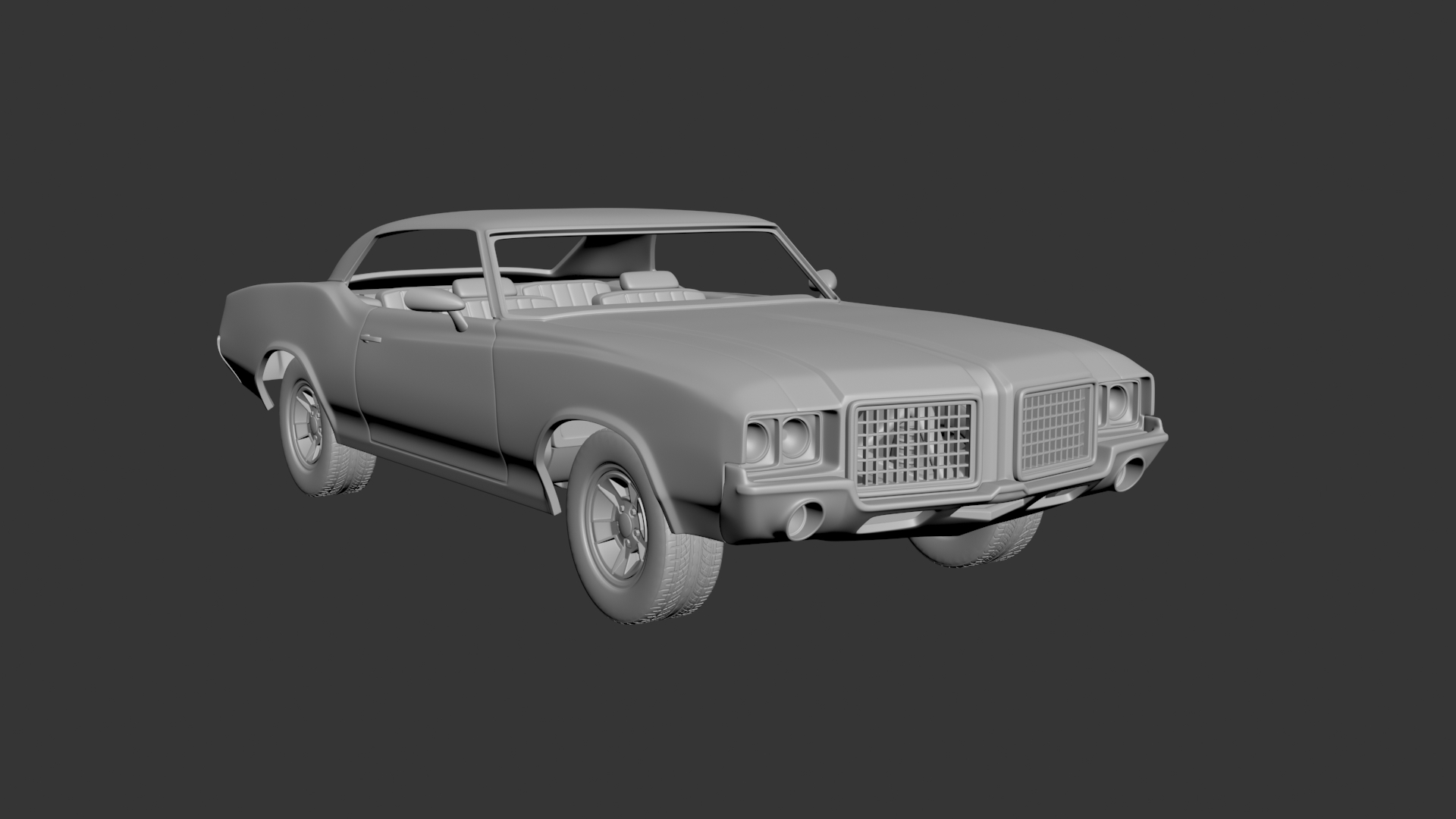 3D file Oldsmobile Cutlass Supreme 1972・3D printing model to download・Cults