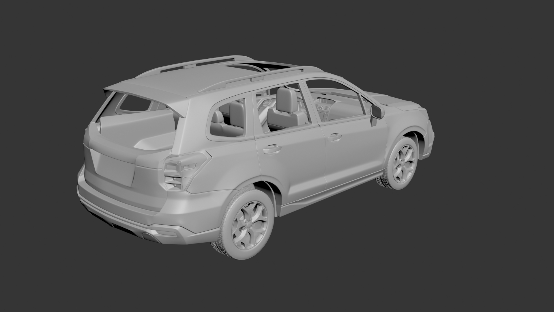 3D file Subaru Forester 2017・3D printable model to download・Cults