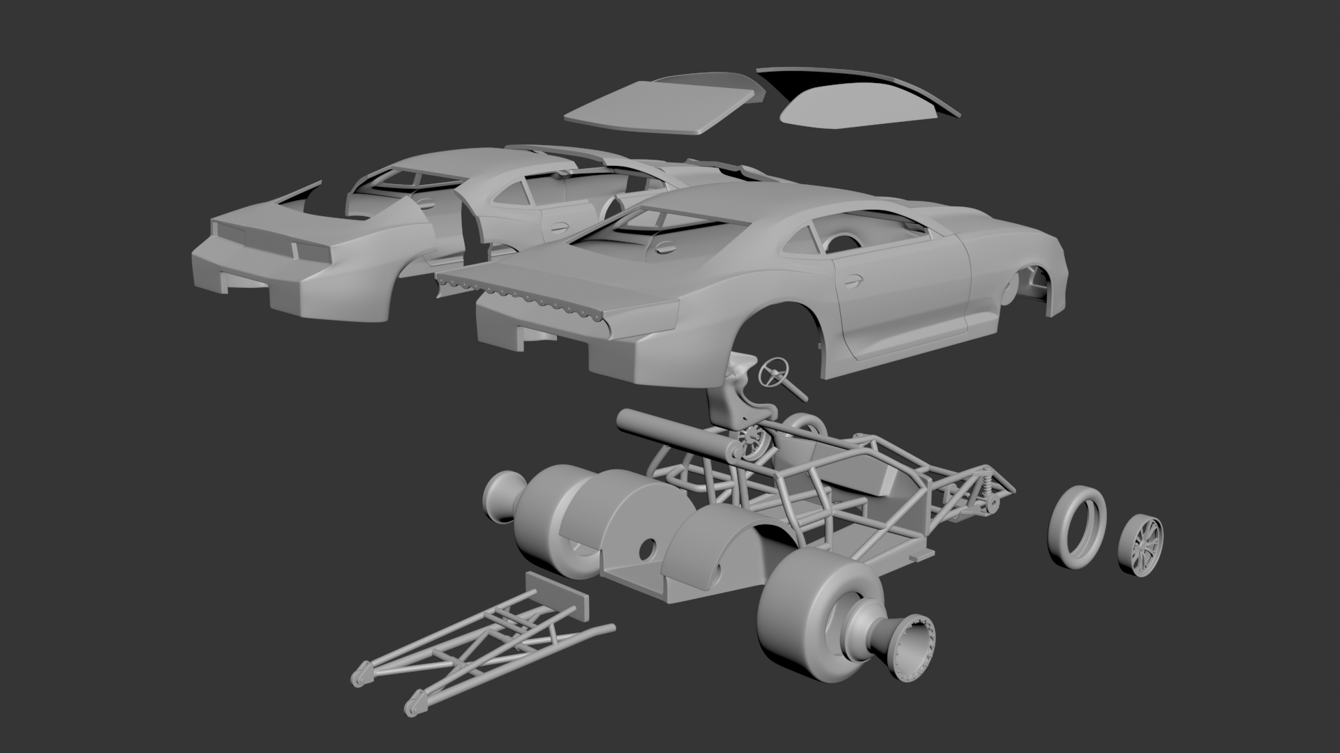 3D file Chevrolet Camaro PRO MOD RACE CAR 2021 🚙・Template to download ...