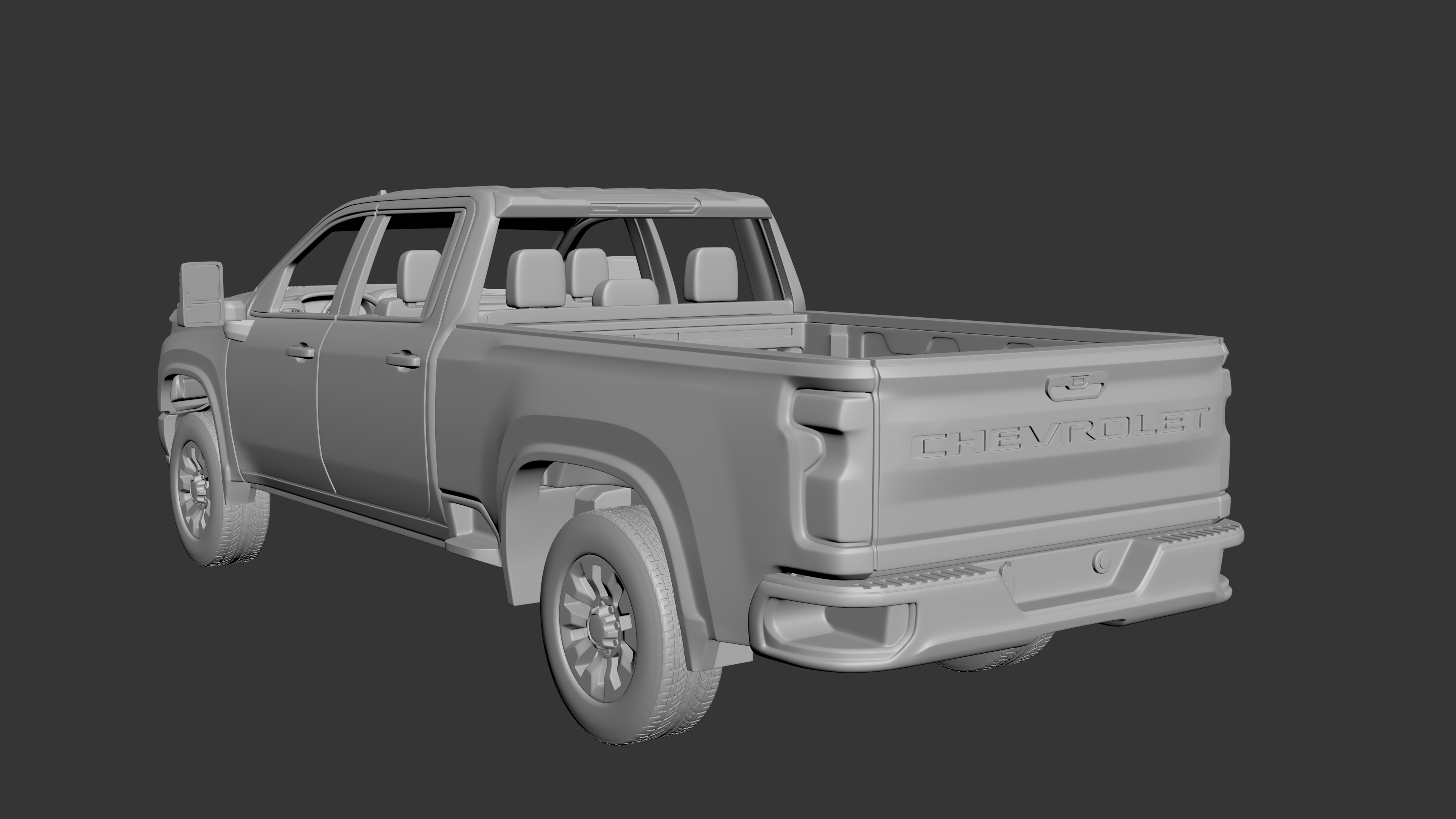 3D file Chevrolet Silverado 2500 2022・3D printable model to download・Cults