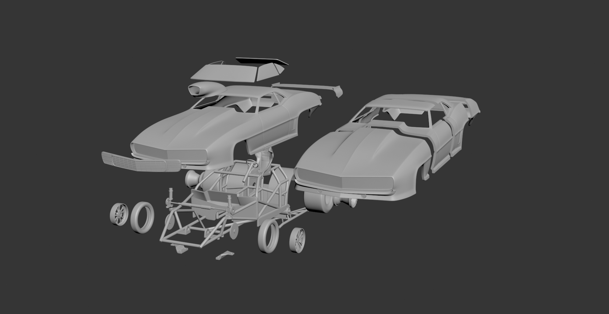 3D file Chevrolet Camaro PRO MOD RACE CAR 🚙・3D printer design to ...