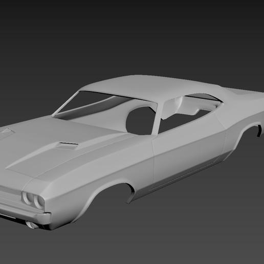 Download STL file Dodge Challenger 1970 Body for print • 3D printing ...