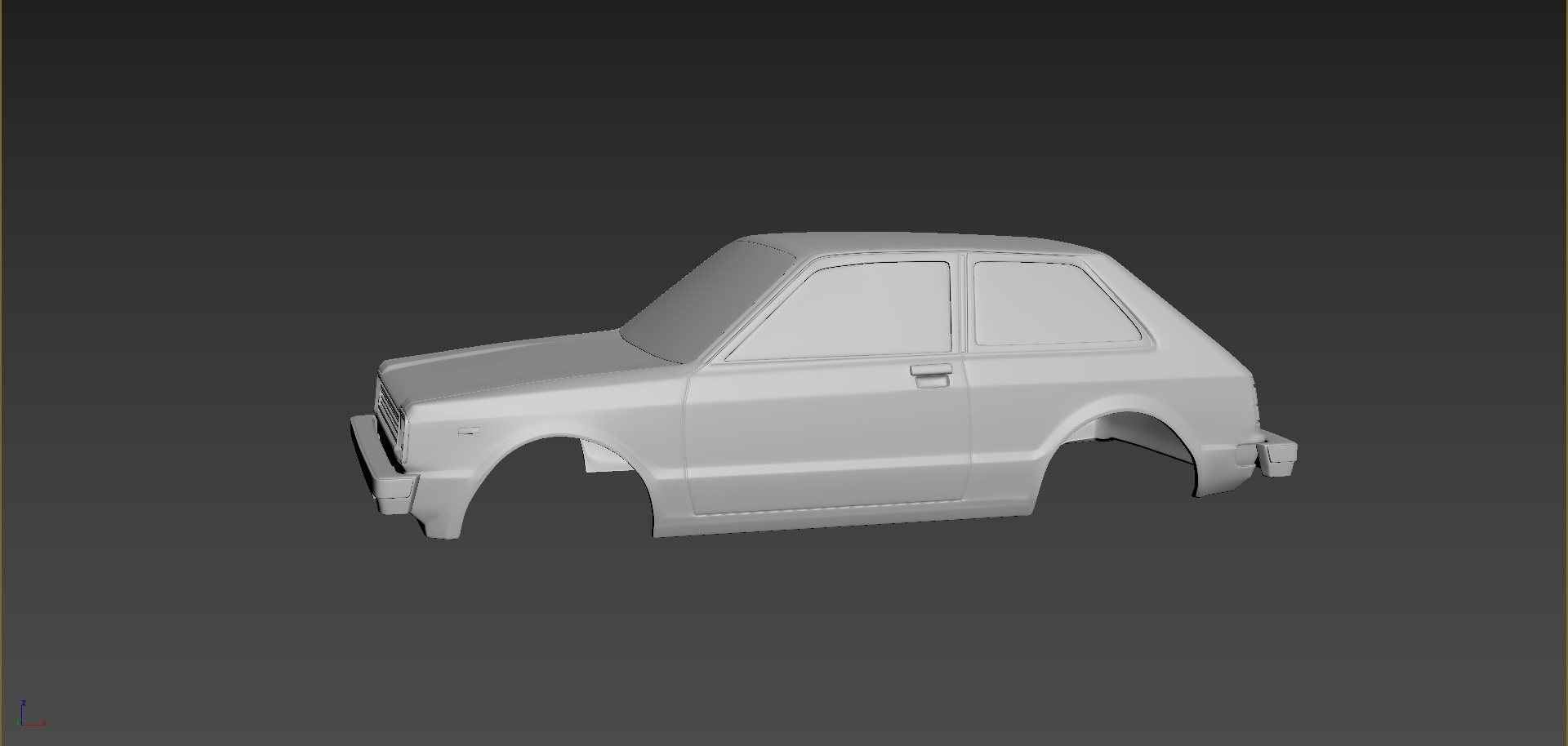 3D file Toyota Starlet kb61 1983 Body For Print・Template to download ...