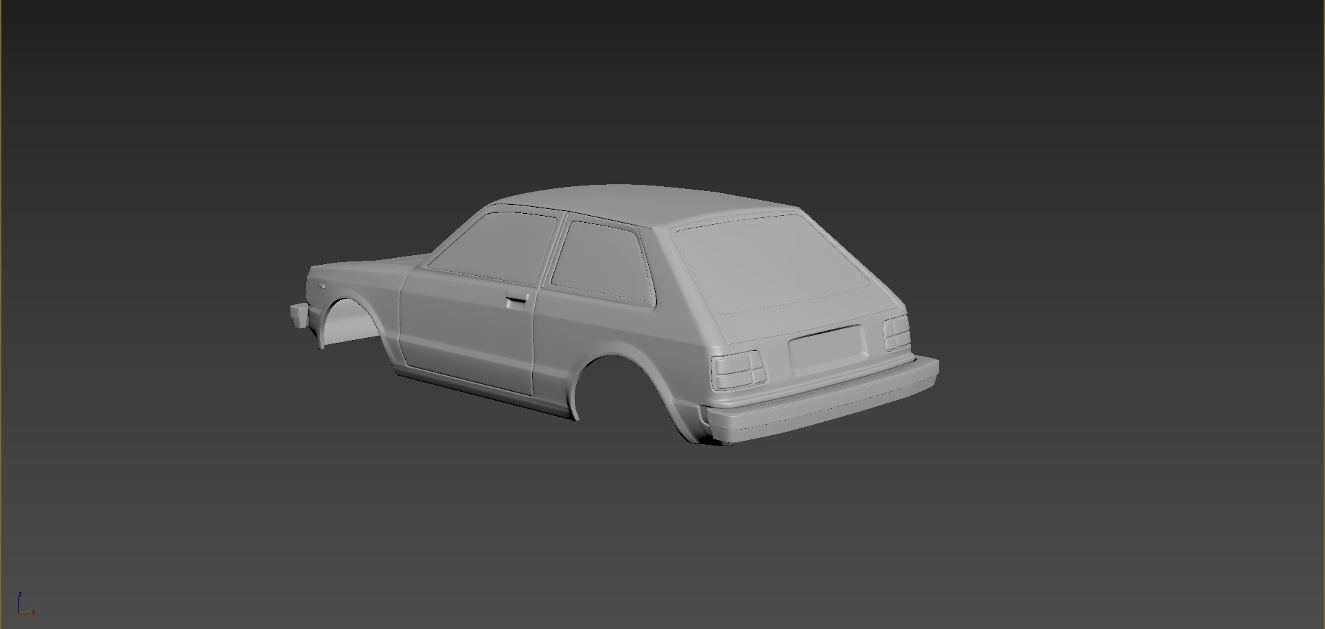 3D file Toyota Starlet kb61 1983 Body For Print・Template to download ...