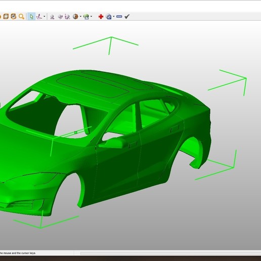 Download 3D printer designs Tesla Model S Body for print ・ Cults