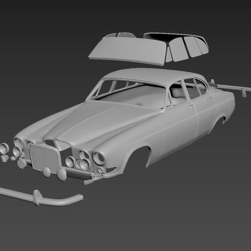 Download STL file Jaguar MkX Body For Print • 3D print model ・ Cults