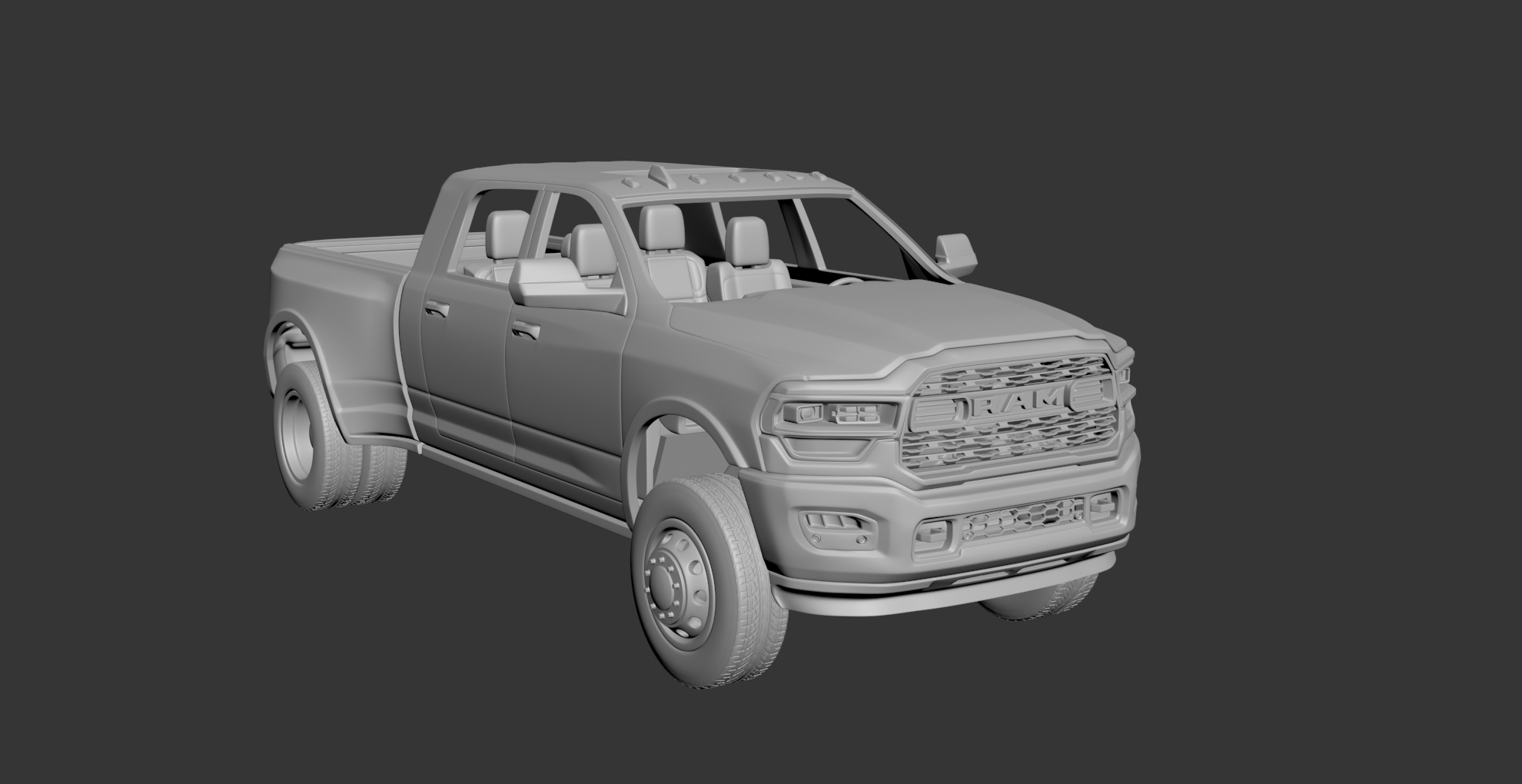 3D file Dodge Ram 3500 Mega Cab 🐏・3D printable design to download・Cults