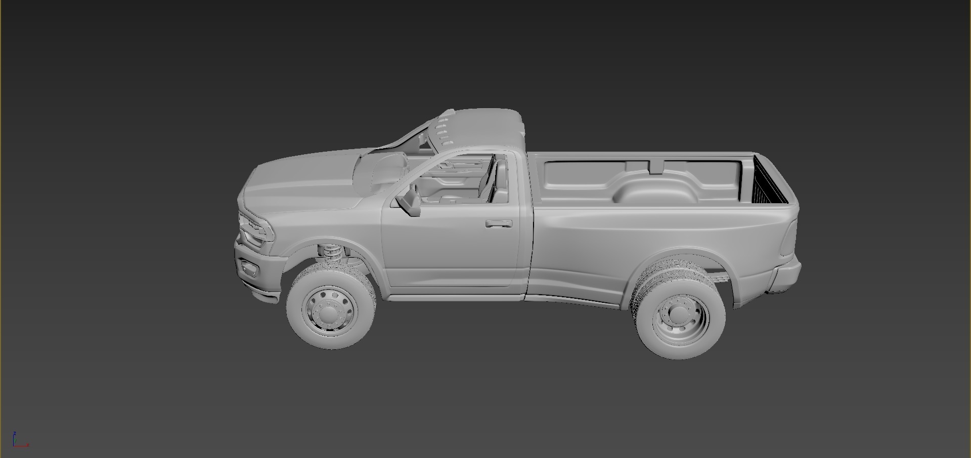 3D file Dodge Ram 3500 2020 Regular Cab・3D printer model to download・Cults