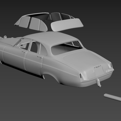 Download STL file Jaguar MkX Body For Print • 3D print model ・ Cults