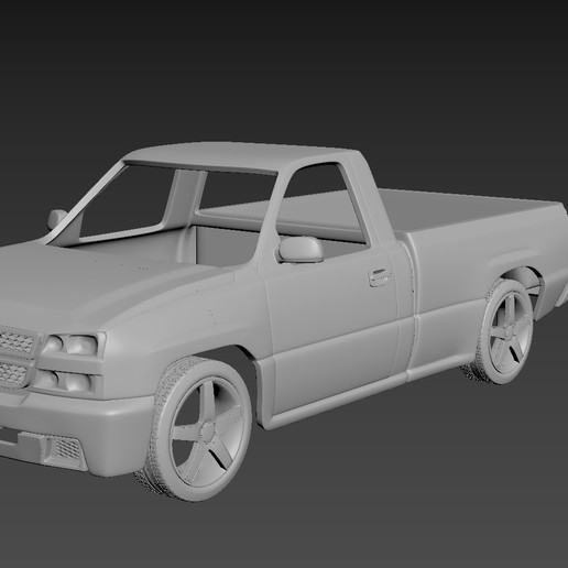 Download STL file Chevrolet Silverado 2006 Body For Print • 3D print ...