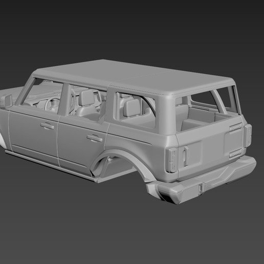 Download STL file Ford Bronco 2021 Body For Print • 3D printer model ...