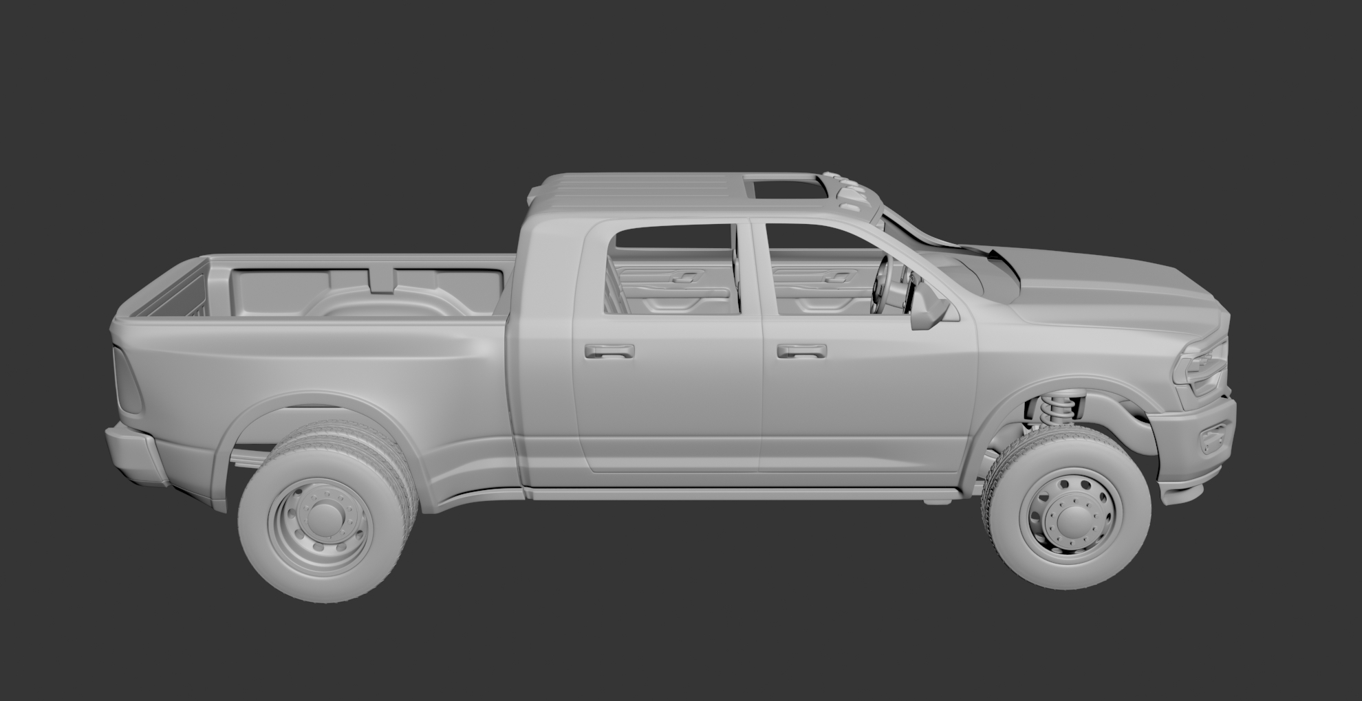 3D file Dodge Ram 3500 Mega Cab 🐏・3D printable design to download・Cults