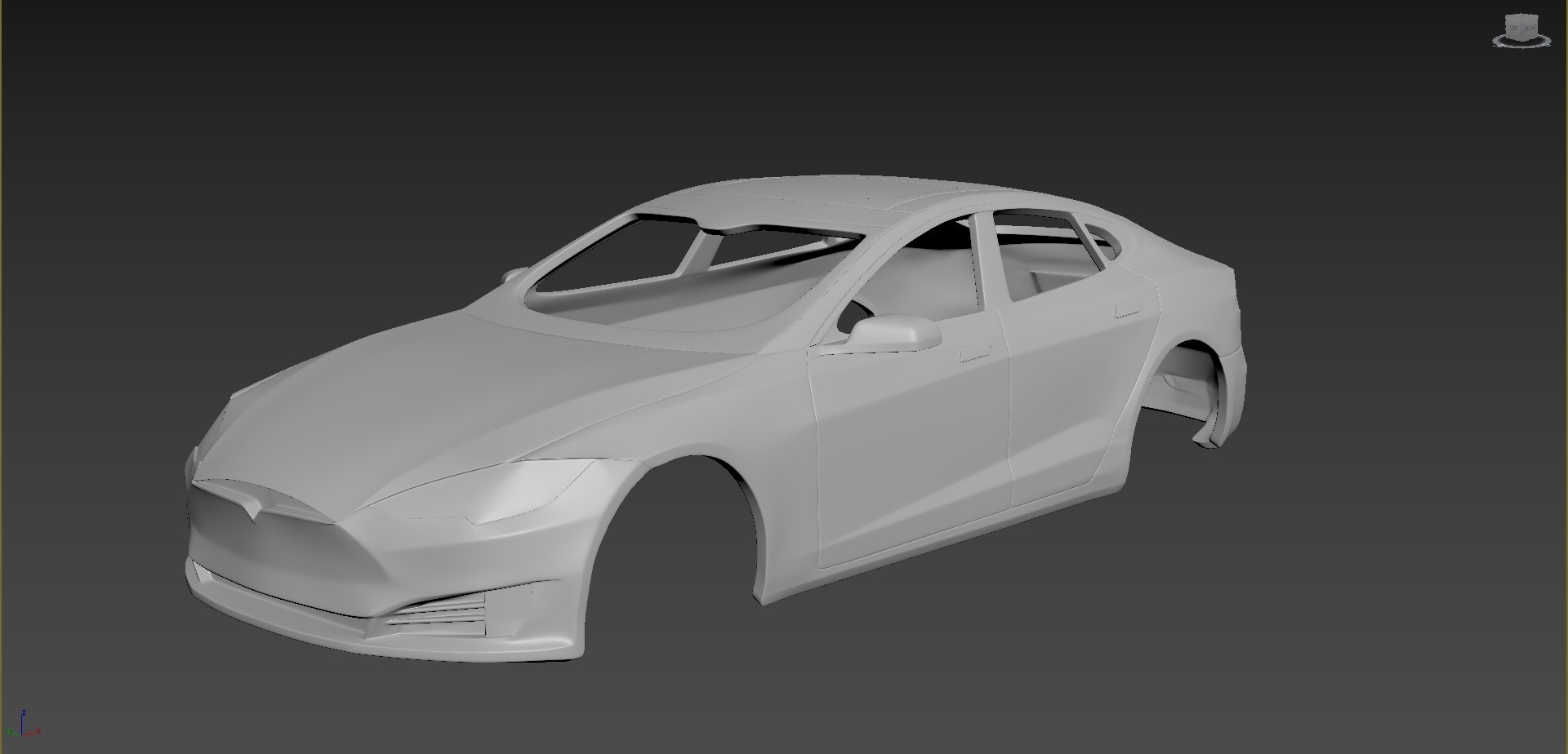 Файл 3D Tesla Model S Body for print 🚗・Модель для печати в 3D скачать・Cults