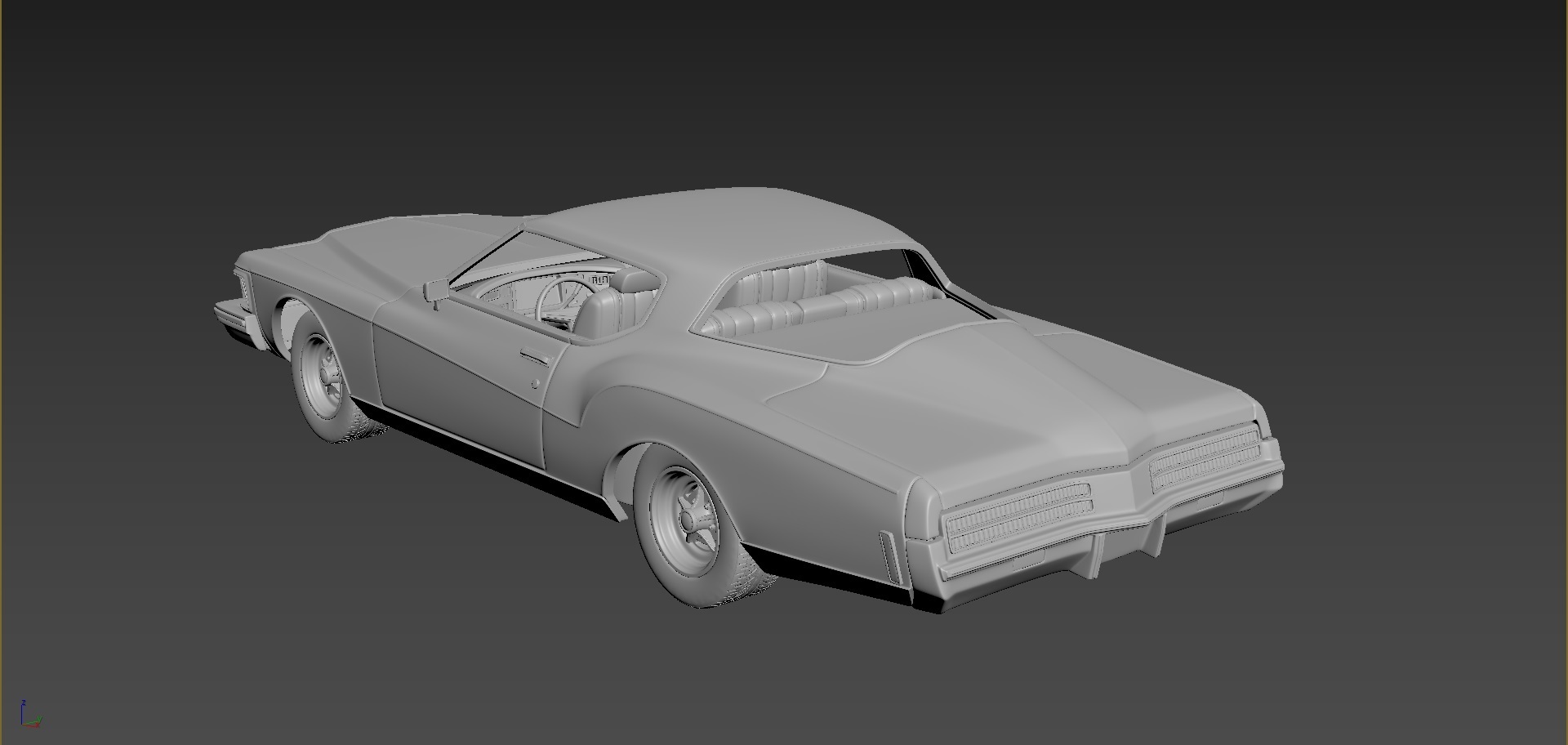 3D file Buick Riviera 1973 🚗・Model to download and 3D print・Cults