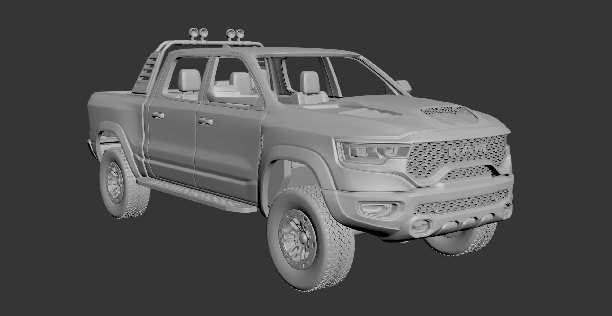 3D file Dodge Ram 1500 TRX 2021・3D printer design to download・Cults