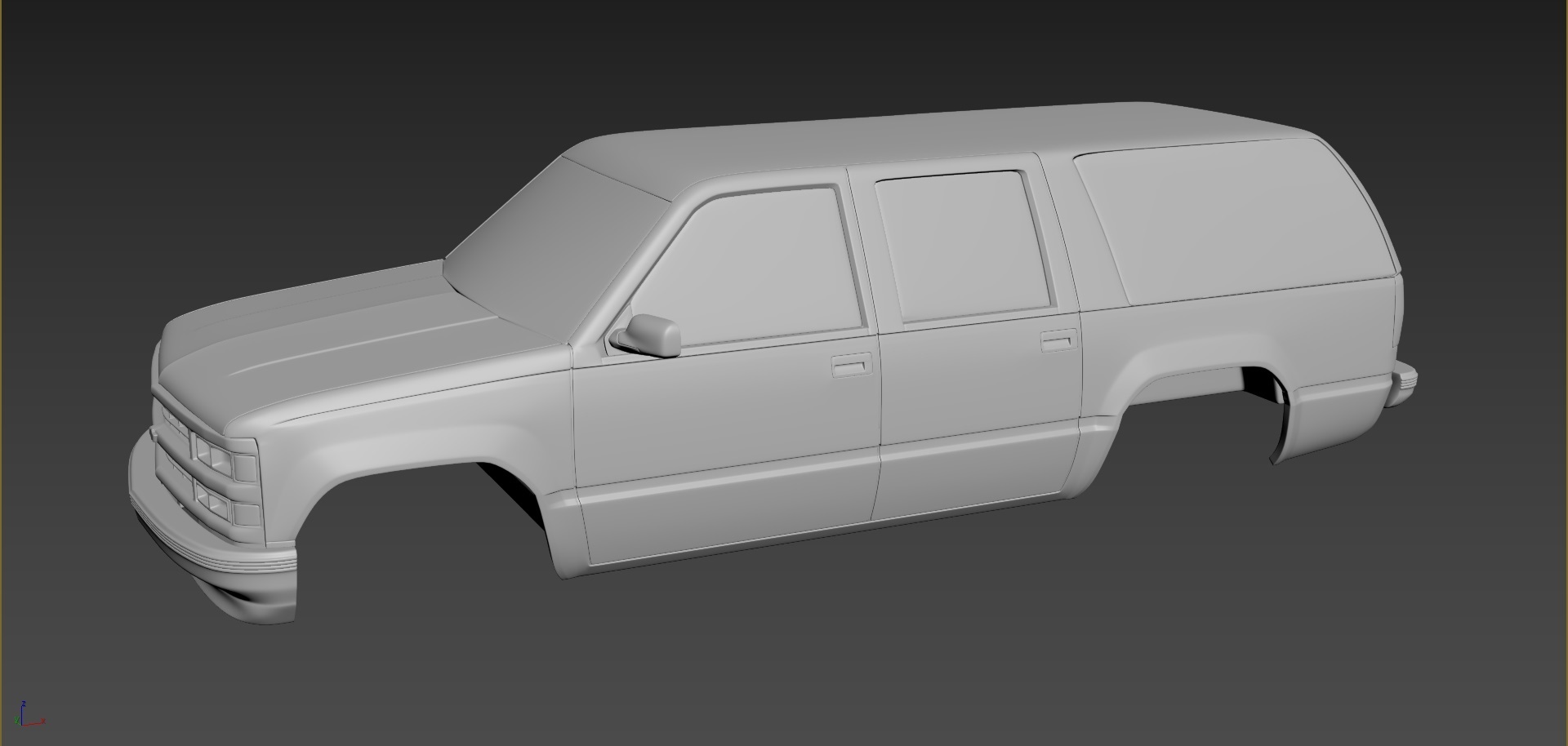 3D file Chevrolet Suburban 1999 Body For Print 🚙・Model to download and ...