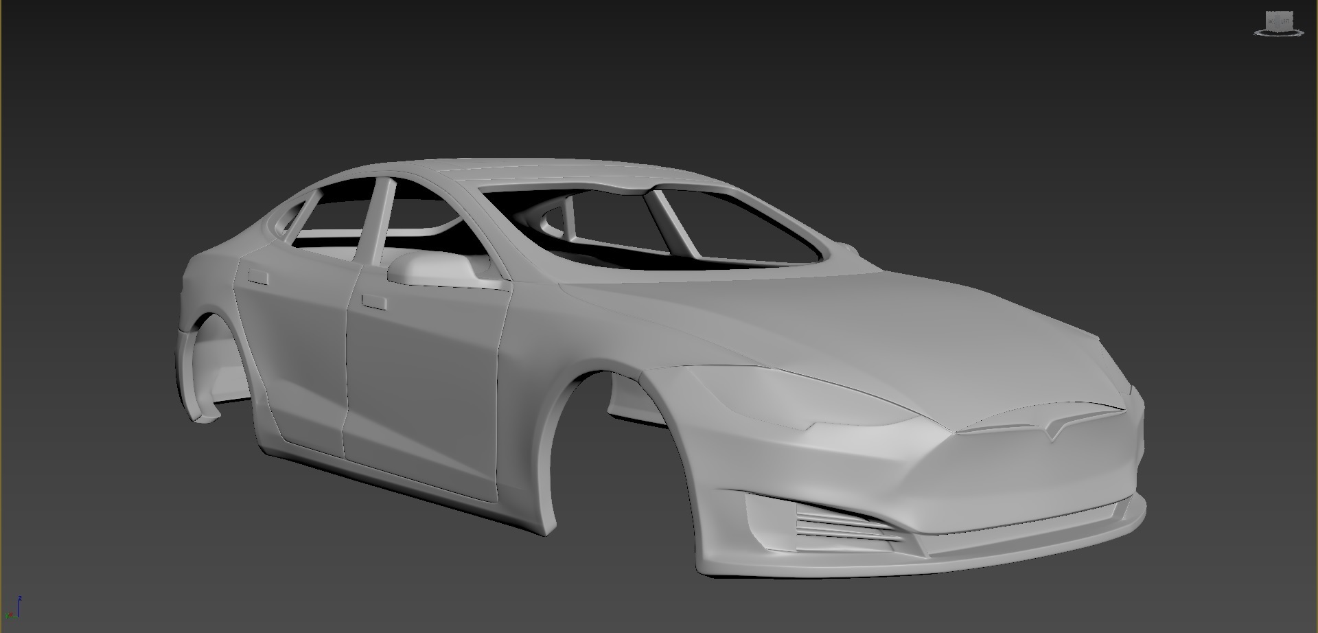 Файл 3D Tesla Model S Body for print 🚗・Модель для печати в 3D скачать・Cults